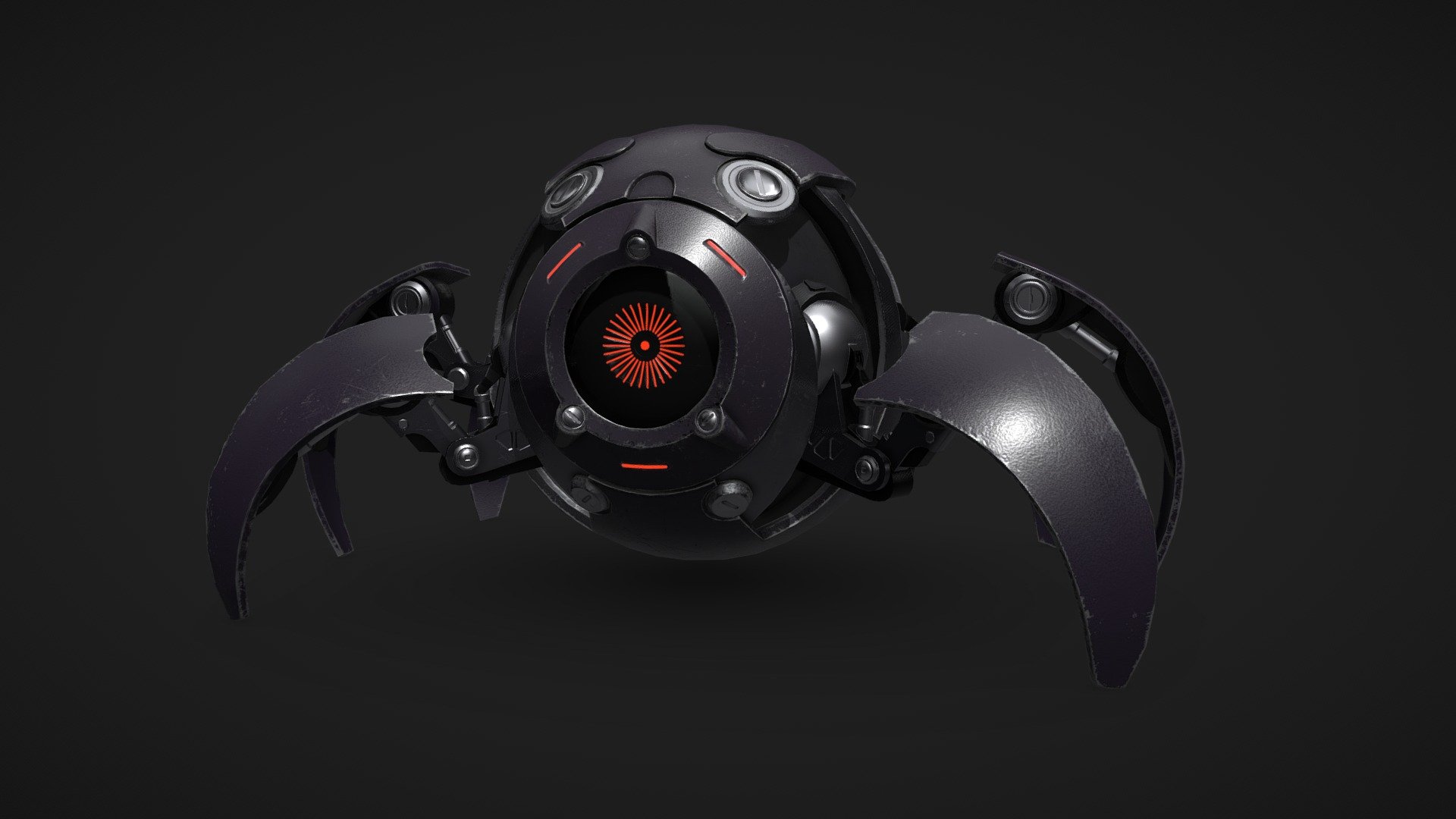 Scifi Droid / Robot - 3D model by David Axelsson (@DavidA1) [5d66c05 ...