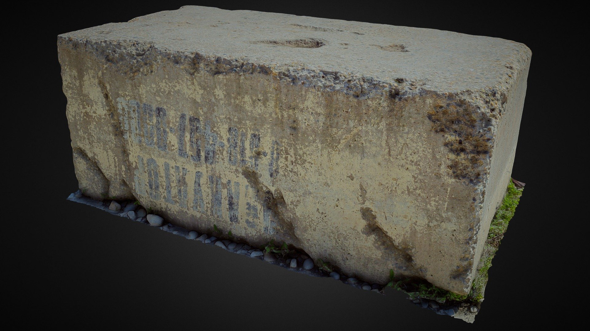 Concrete Block [RAW] - Download Free 3D model by Alexander Komendant ...