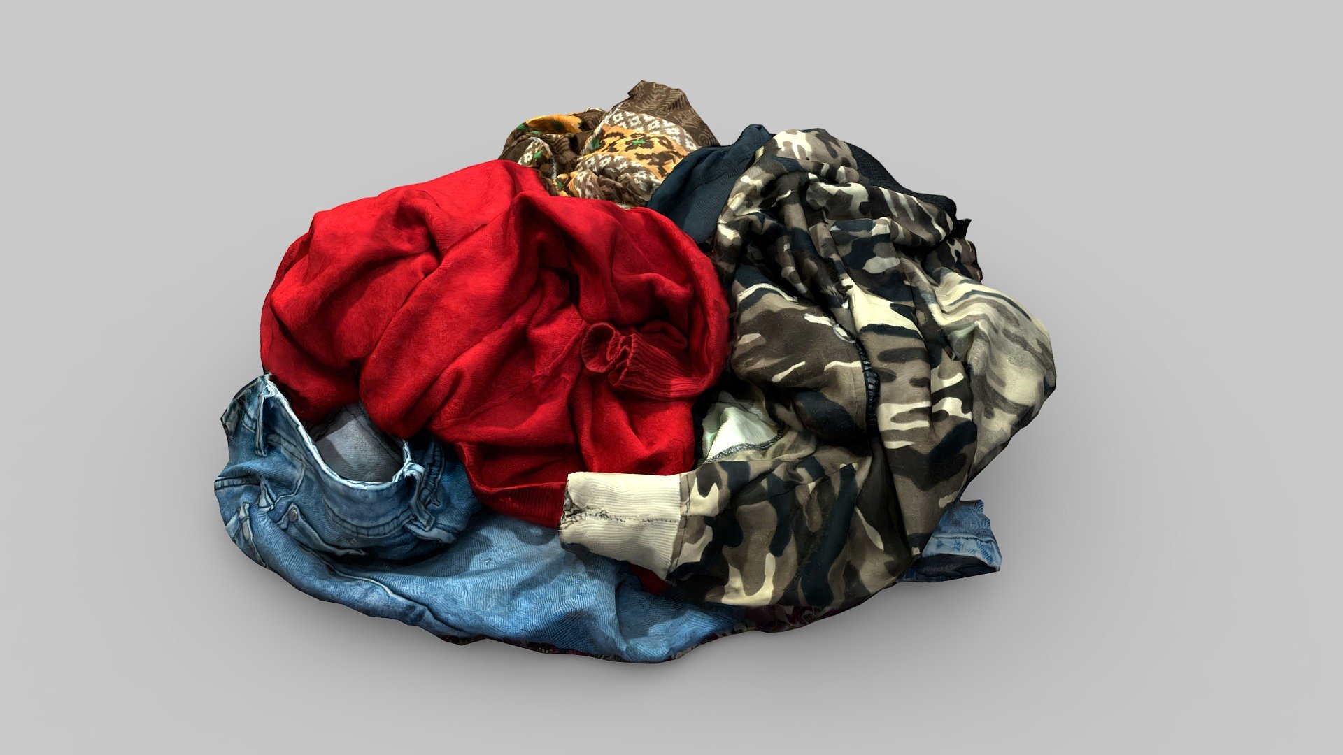 Pile of Cloths 1 - Buy Royalty Free 3D model by Samad.Ahmed [5d67d19 ...