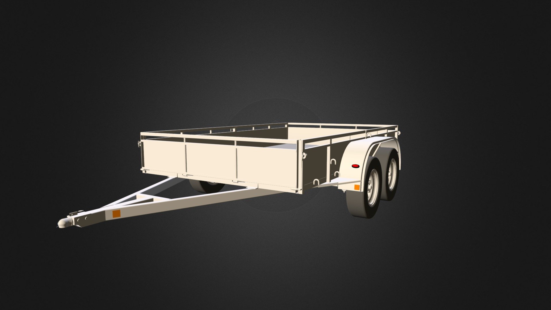 6' X 10' Tandem Utility Trailer - 3D model by trailersauce [5d67d49 ...
