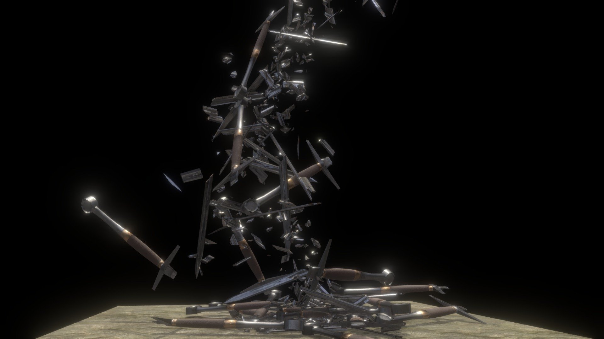 sword shards - Download Free 3D model by stasbelyk13 [5d68bef] - Sketchfab