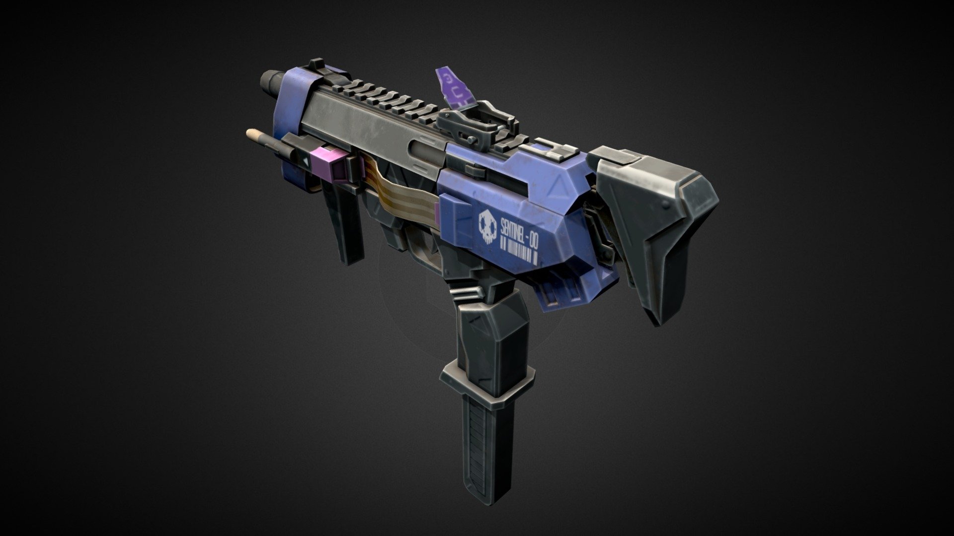 Sombra Weapon (Mobile Spec) - 3D model by Szymon Wilczynski (@Jelonek54 ...