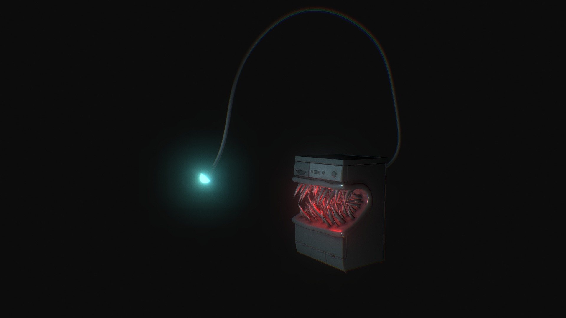 Washing Machine (monster) - Download Free 3D model by nikita.bulgakov ...