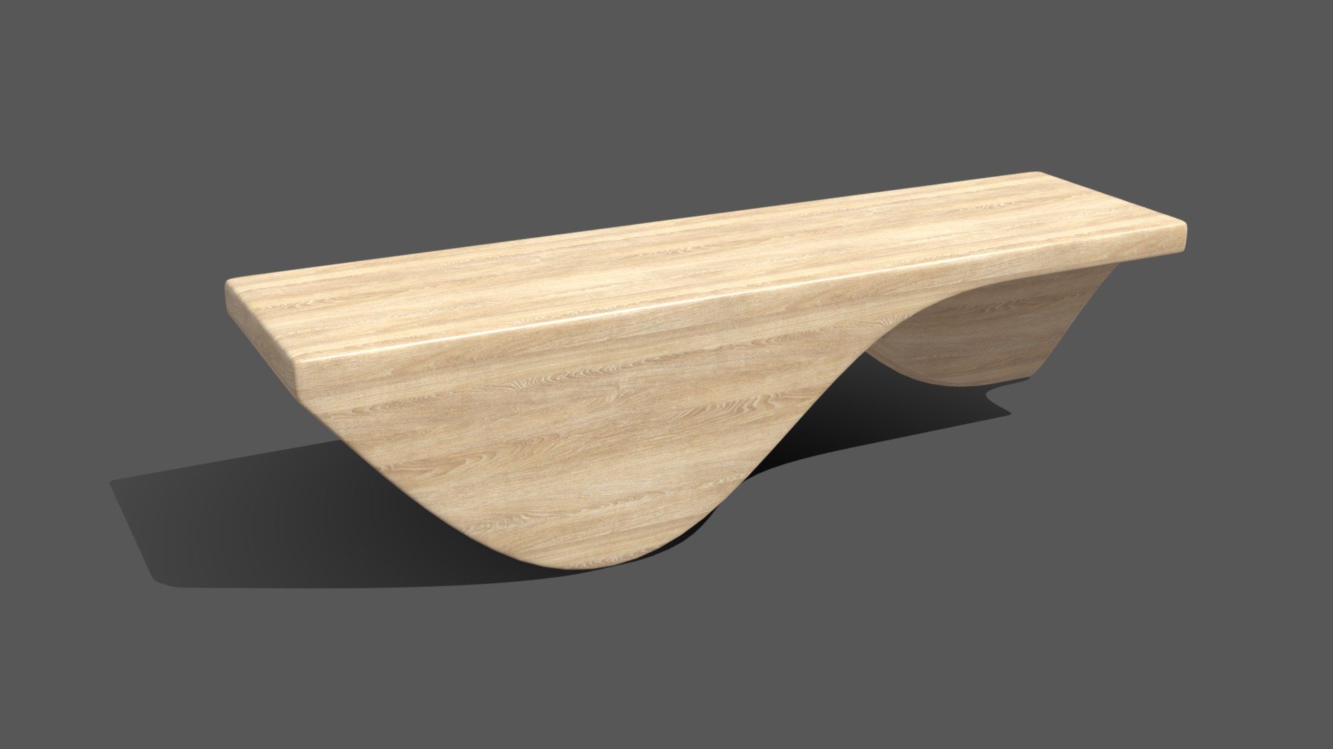 Organic Wood Bench 02 - Download Free 3D model by jlva3d [5d6c3da ...