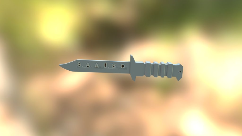 Assassination Classroom Dagger - 3D model by Mattacus [5d6ce1c] - Sketchfab