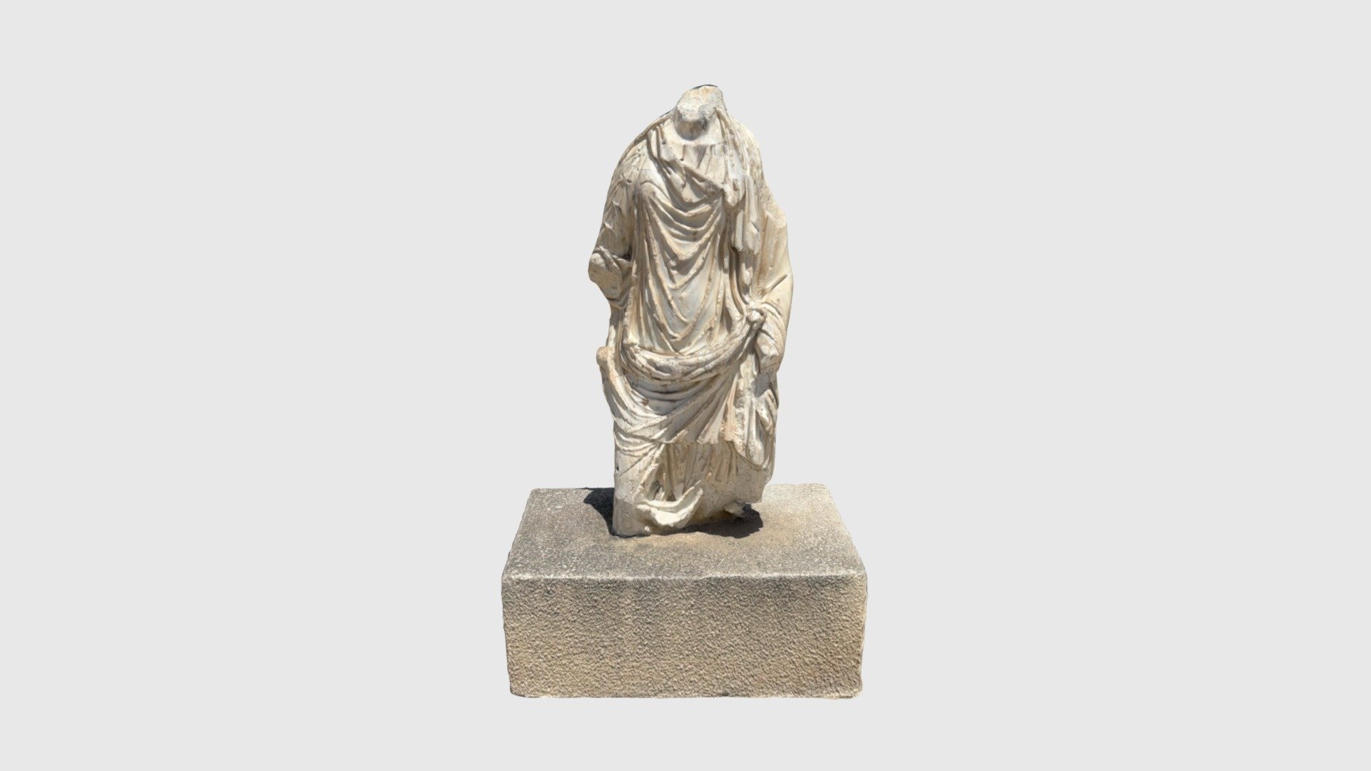 Headless Draped Statue – Carthage (Birsa Hill) - Download Free 3D model by Tanit XR (@tanitxrorg ...