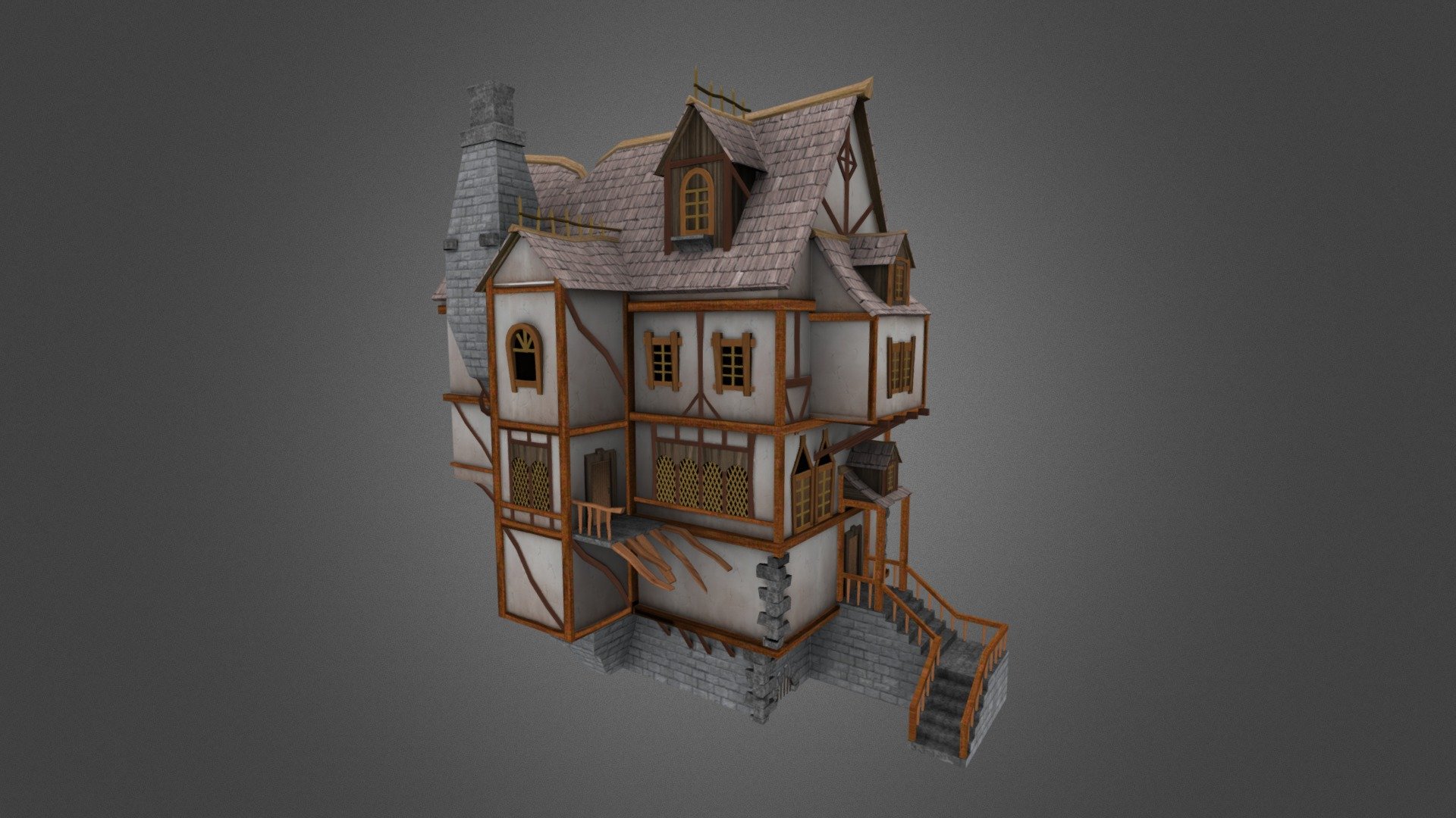 Medieval Tavern 01 - 3D model by CG Duck (@cg_duck) [5d6e7dd] - Sketchfab