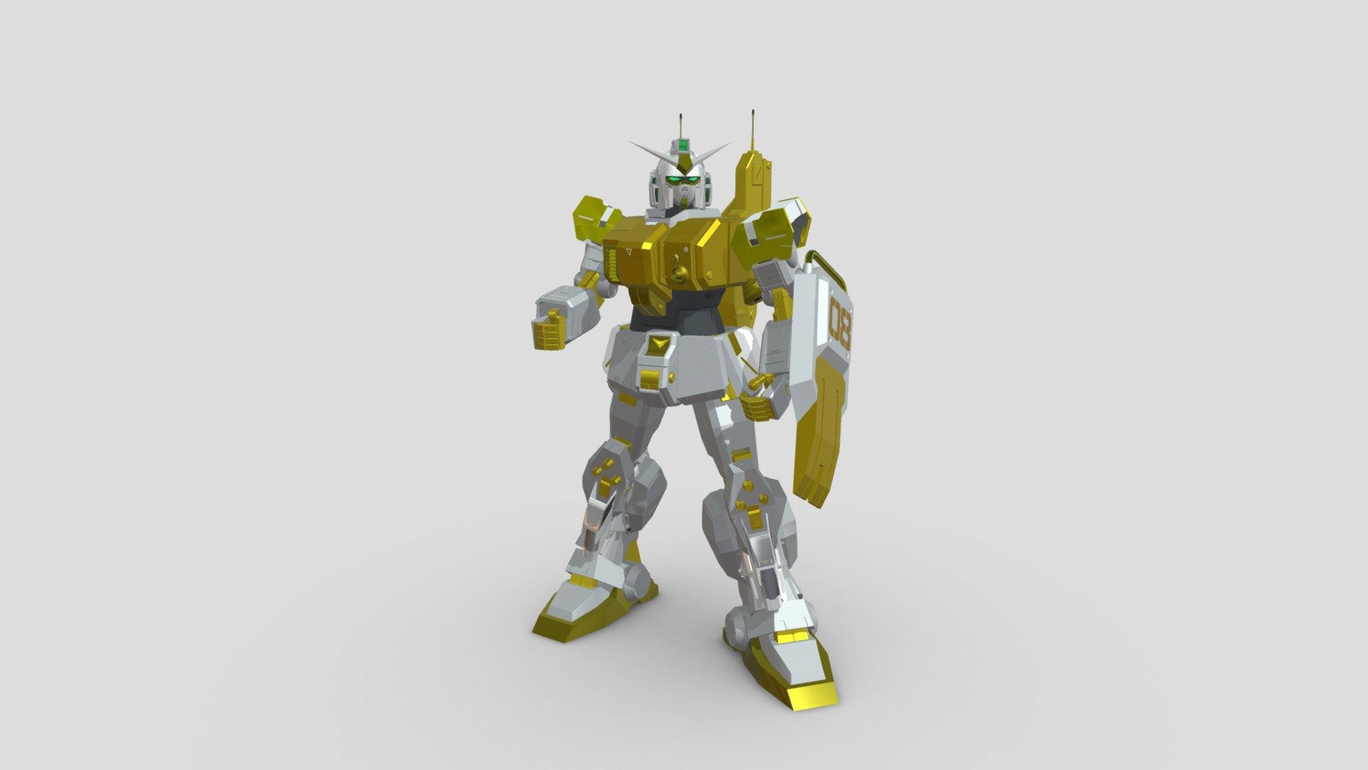 Gundam - Download Free 3D model by krit yamsaso (กฤษณ์ แย้มสระโส ...