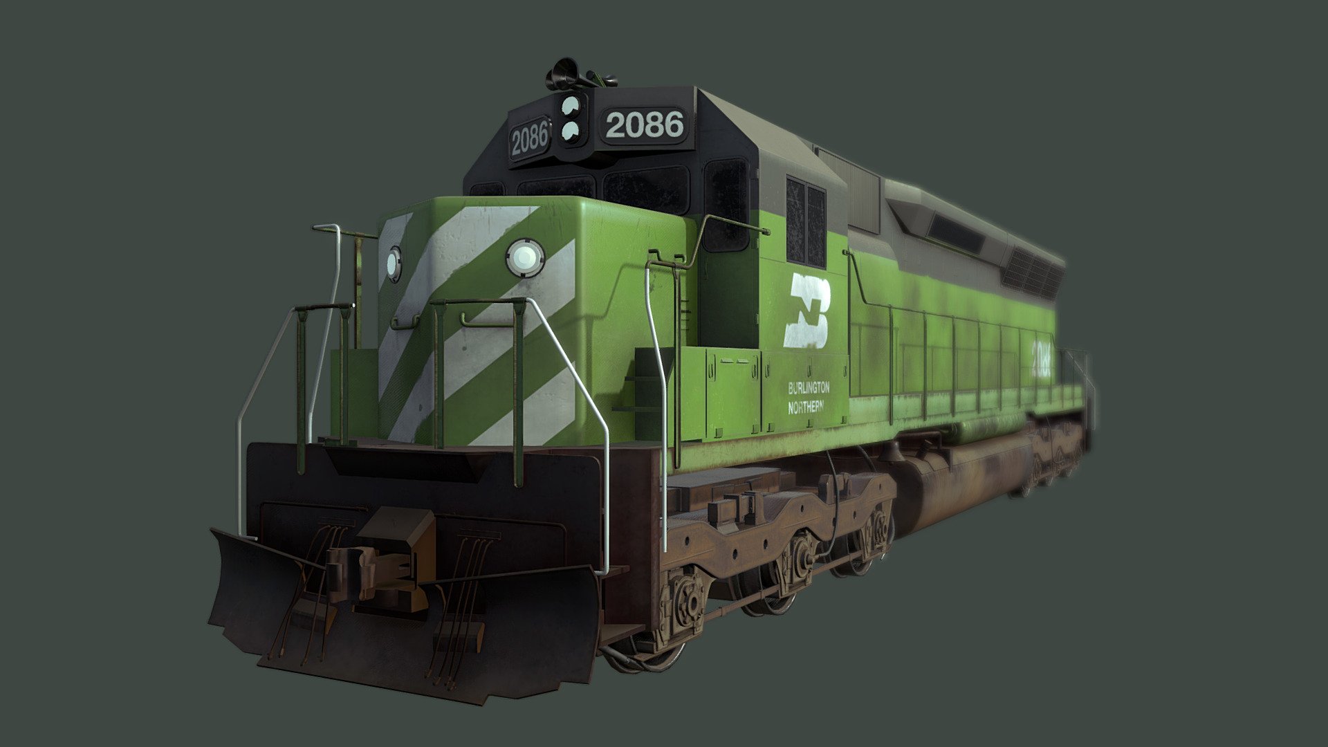 SD45 1a1 Train - 3D model by LouieChapm [5d6efc8] - Sketchfab