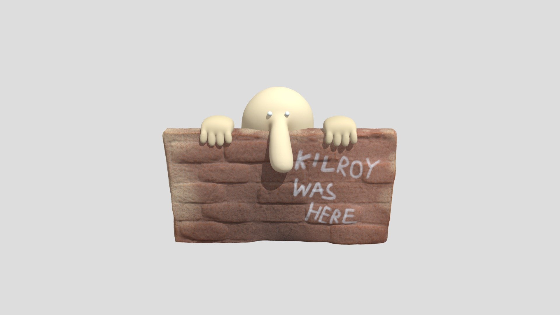 Kilroy - 3D model by Urijah Ceballos 4539 (@urijah756) [5d6f903 ...