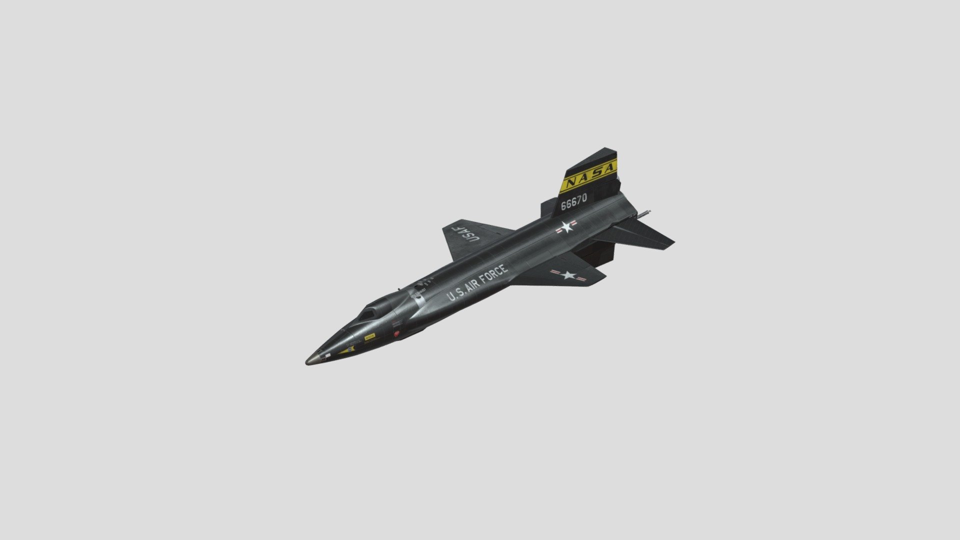 North_American_X-15_Plane - 3D model by illestart [5d6ffbe] - Sketchfab