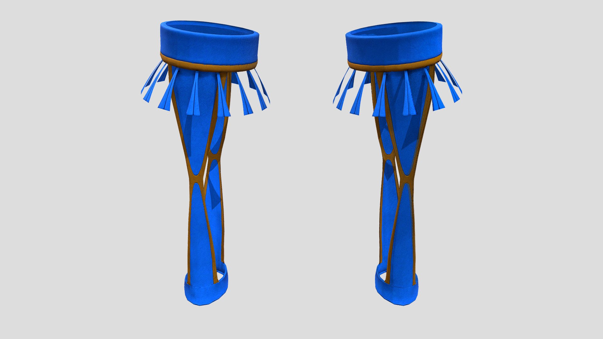 Female Tribal Lower Leg Accessory - Buy Royalty Free 3D model by 3dia ...
