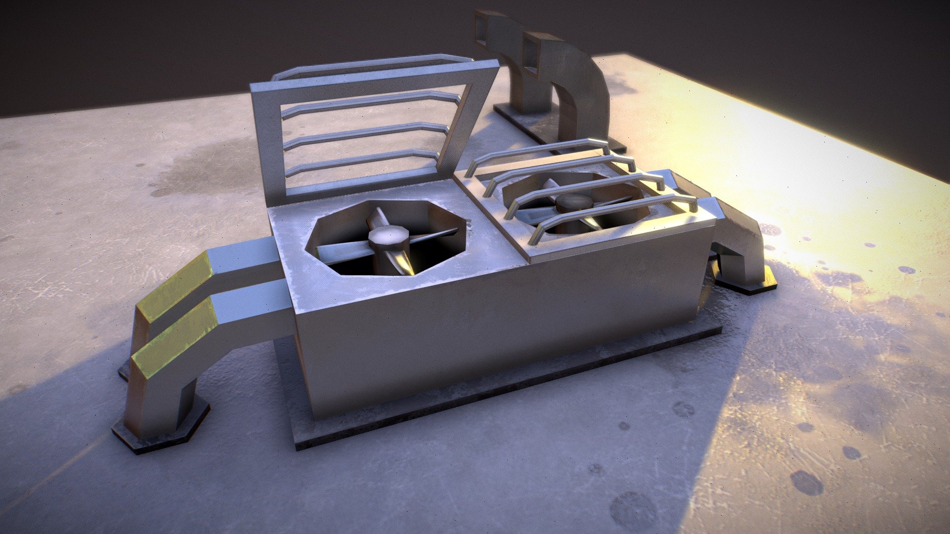 LOW POLY VENTILATION - Buy Royalty Free 3D model by MIKSHER ...