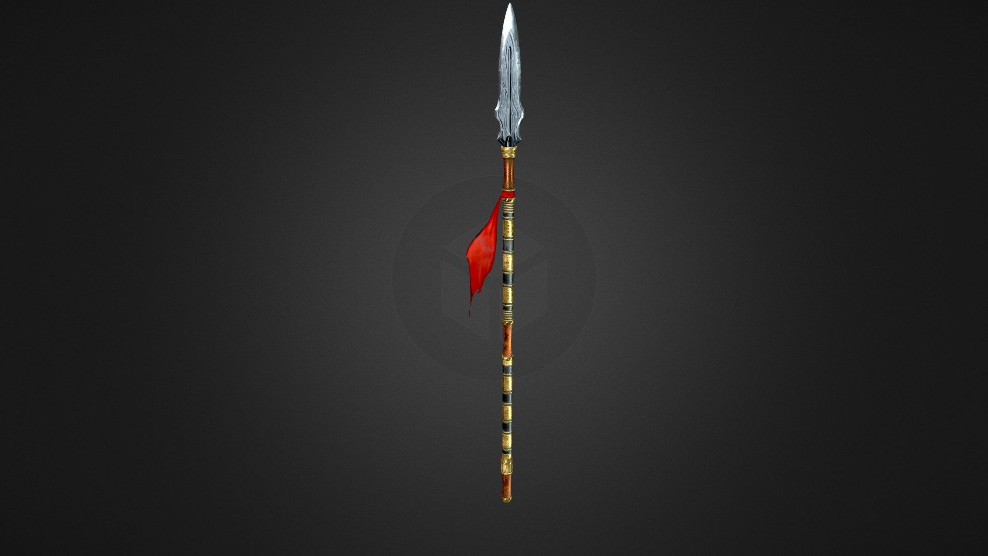Spear of the fire - 3D model by Asco Delavol'e (@ascodelavole) [5d7133b ...