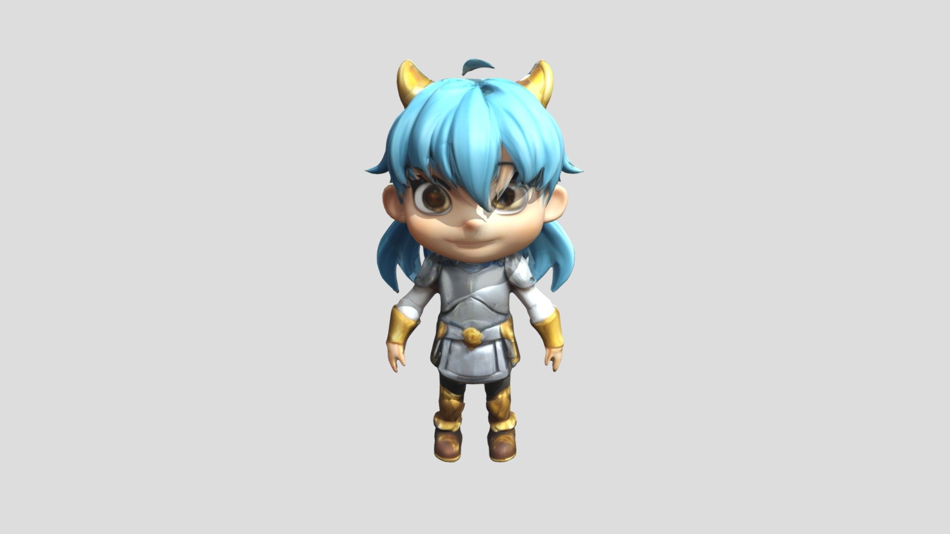 chibi knight - 3D model by sonicvn3009 [5d72763] - Sketchfab