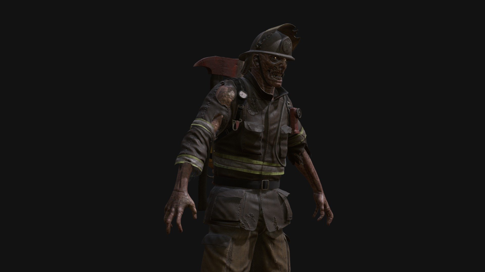 Zombie_Firefighter - Buy Royalty Free 3D model by dremorn [5d73c8b ...