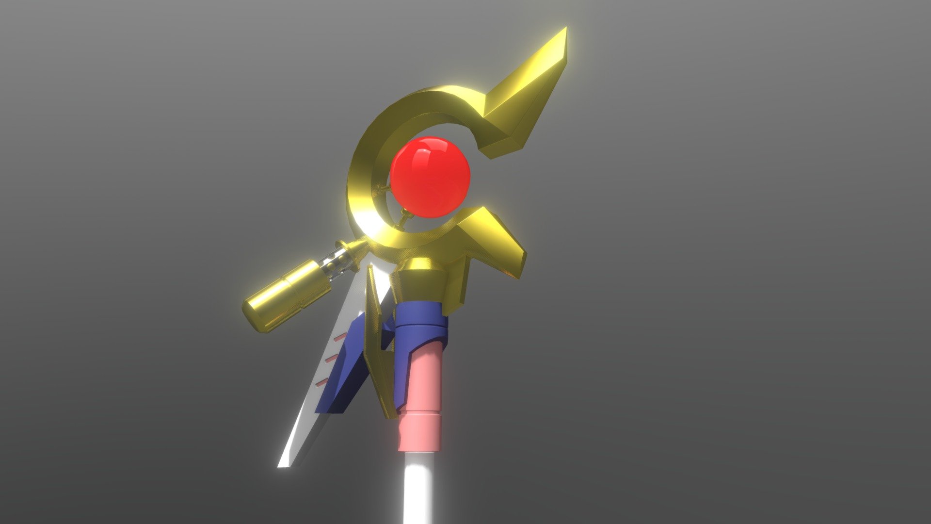 Raising Heart from Nanoha - 3D model by PoTarantino [5d73fcf] - Sketchfab