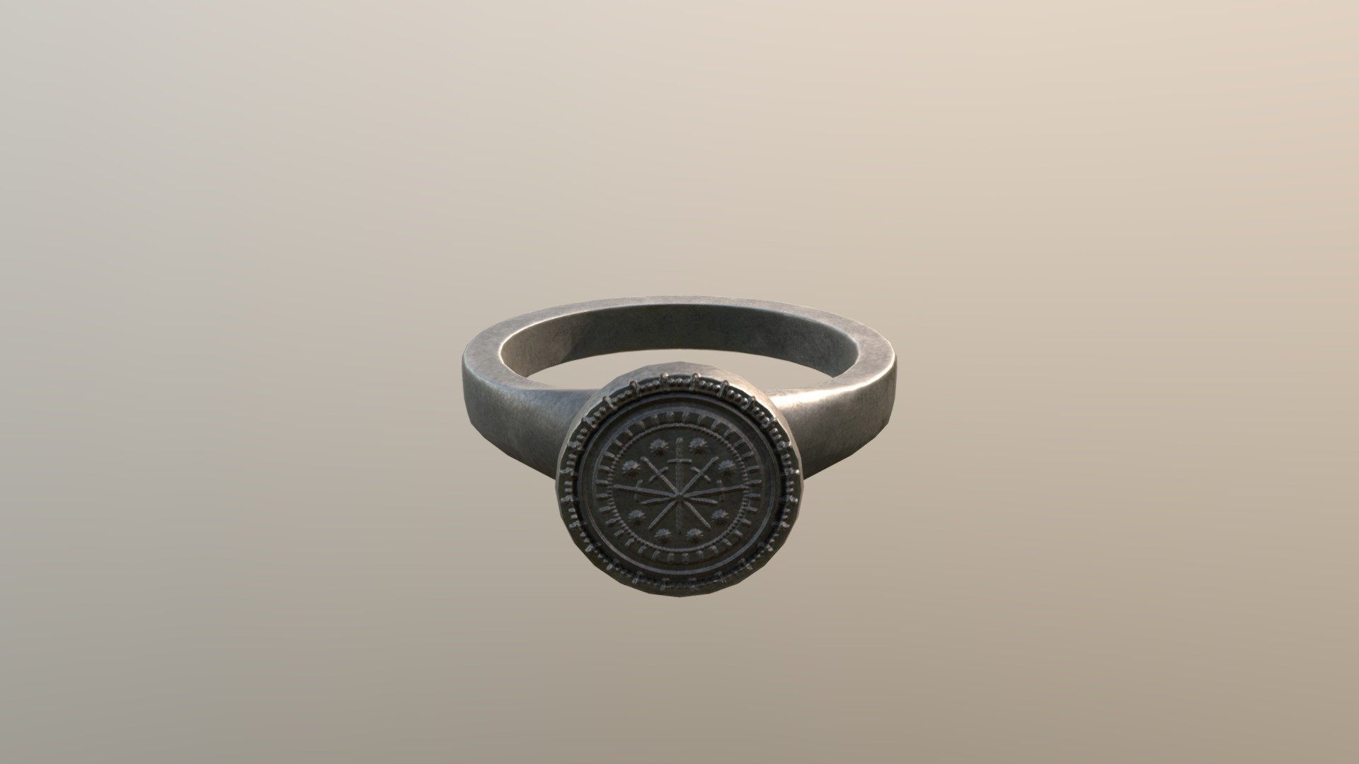 Signet Ring - 3D model by Jasne [5d740fe] - Sketchfab