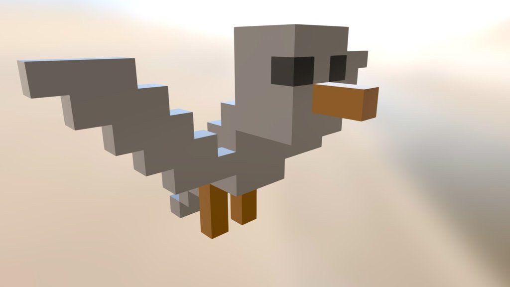 Flying Bird1 - 3D model by Puppetcamp [5d75025] - Sketchfab