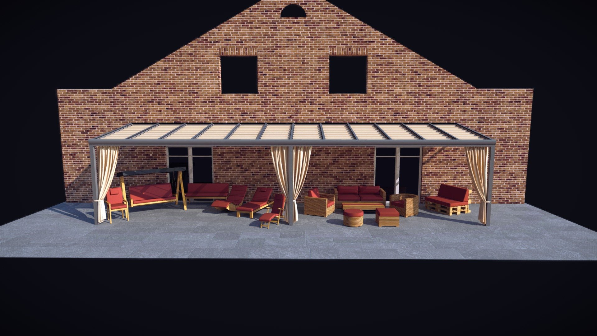 bake_terrace_1500_f - 3D model by amadinam [5d75130] - Sketchfab