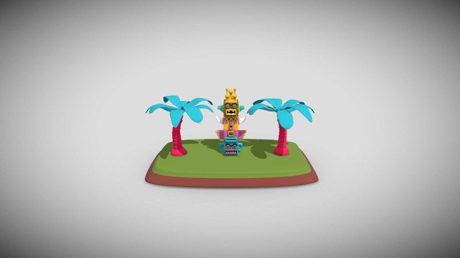 Tiki Totem Beach! - 3D model by CarlosVGu [5d754e4] - Sketchfab
