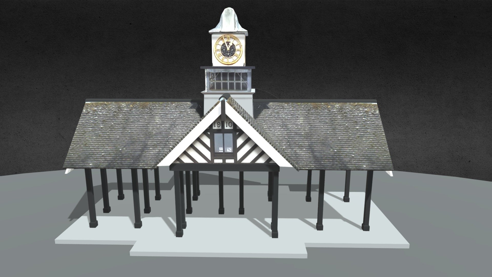 Clock Tower - 3D model by BonnyJennett [5d77a41] - Sketchfab