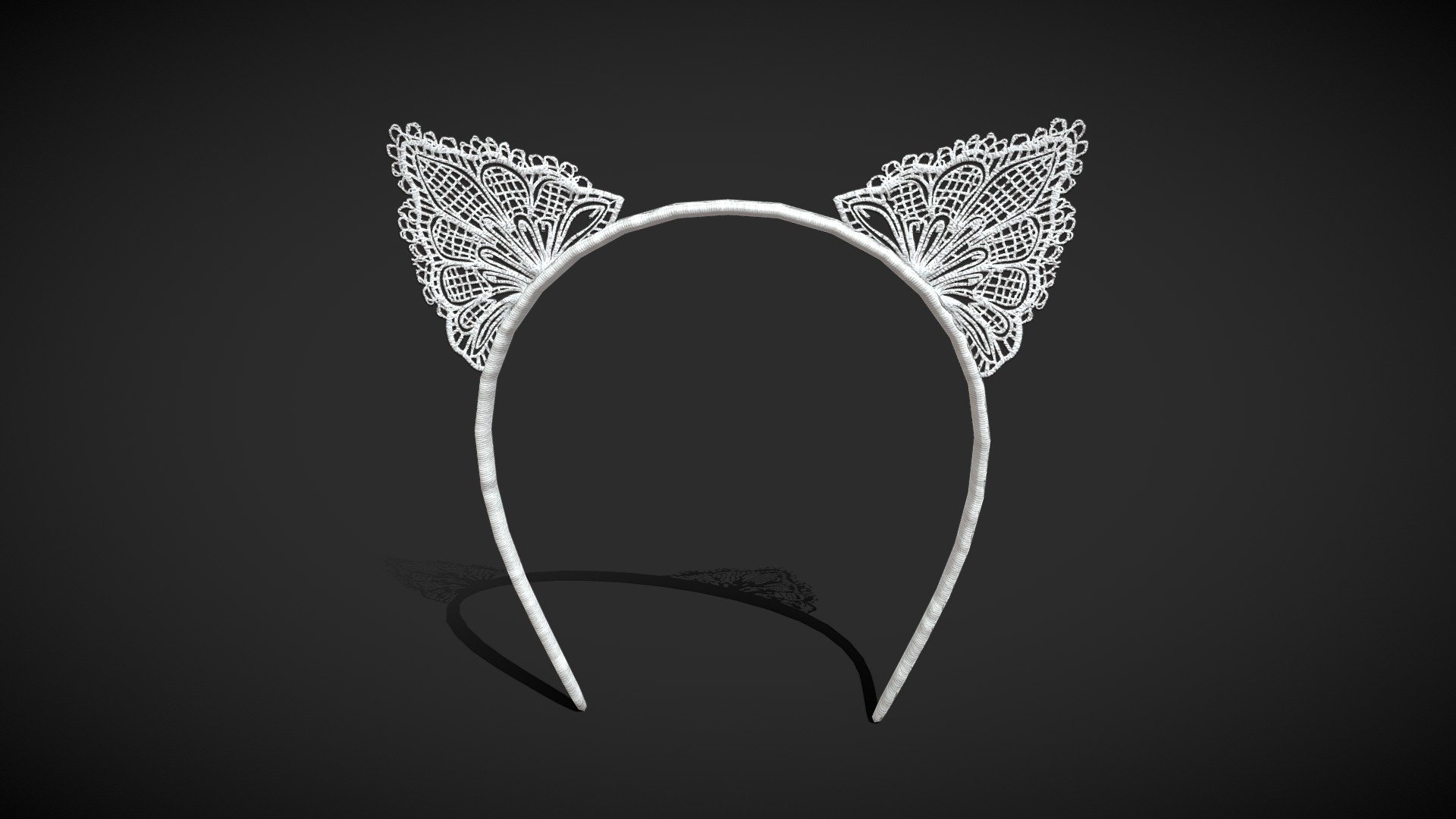Cat Ears Headband - low poly - Buy Royalty Free 3D model by Karolina ...