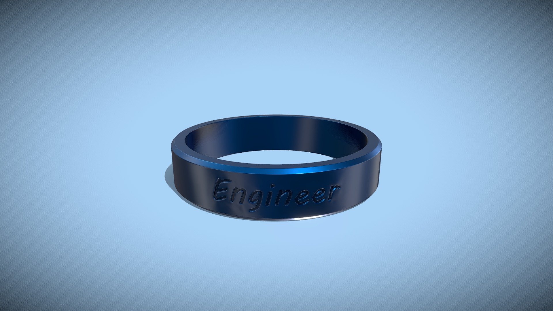 Engineer Ring Blue - Buy Royalty Free 3D model by Sandeep Choudhary ...