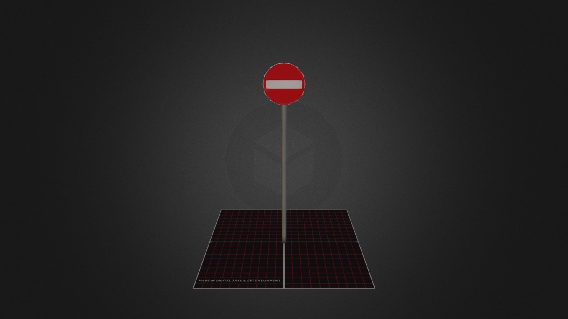 Prop_Traffic_Sign_1 - 3D model by arne.de.pontieu [5d7be2b] - Sketchfab