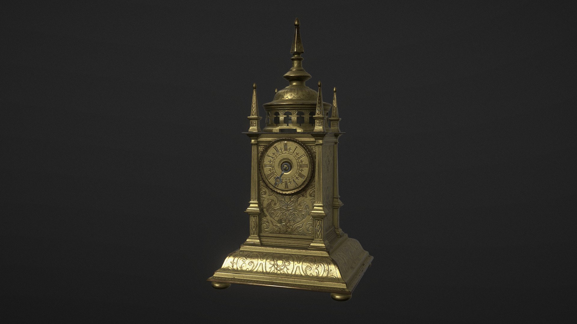 16th Century German Clock - 3D model by Loïs MD (@lois.md) [5d7c96e ...