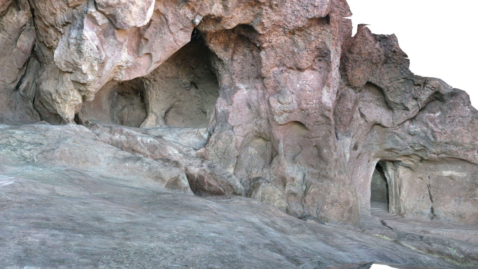 Cave Complex 002 - Low Poly version - Buy Royalty Free 3D model by Luis ...