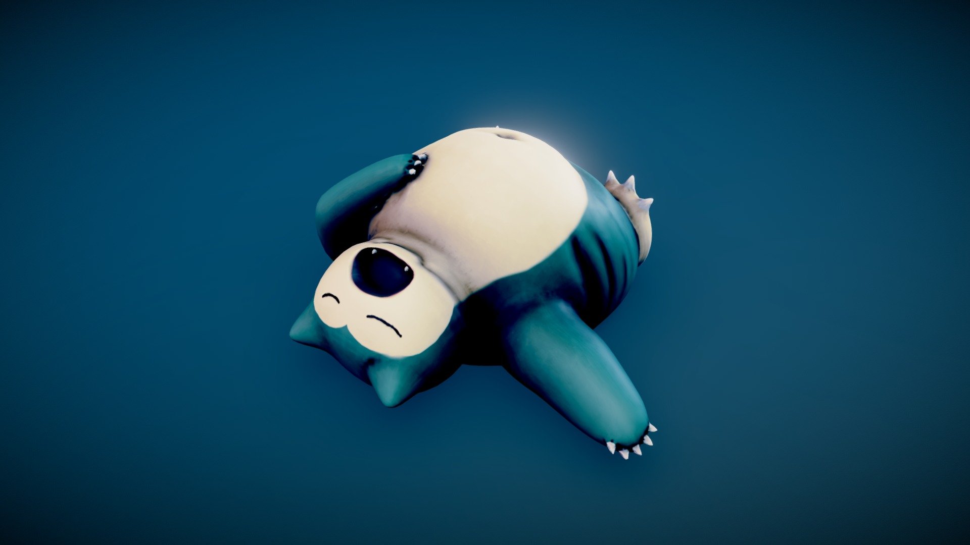 Snorlax - Day 24 - 3D model by Asha Basha (@Kaini) [5d7d81e] - Sketchfab