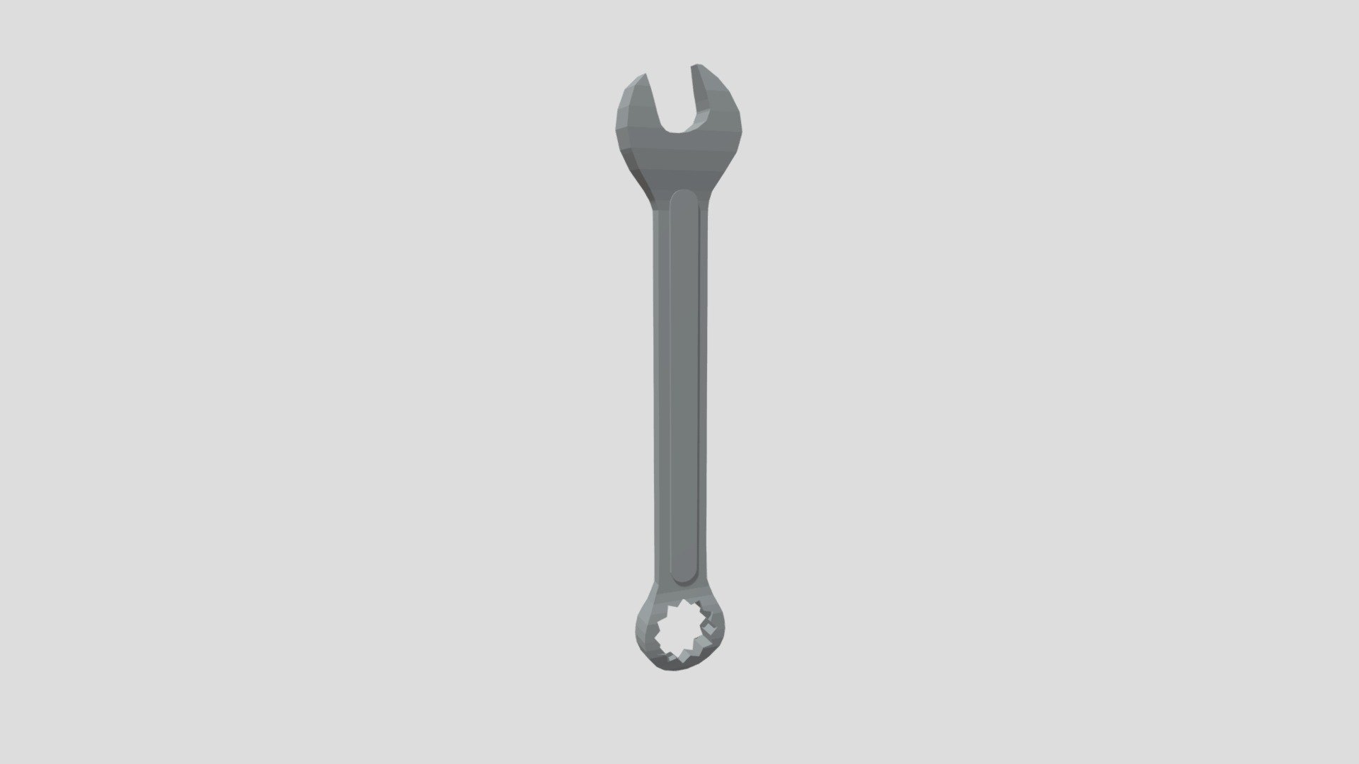 [Low-Poly] Wrench - Download Free 3D model by KKarlie [5d7e0c3] - Sketchfab