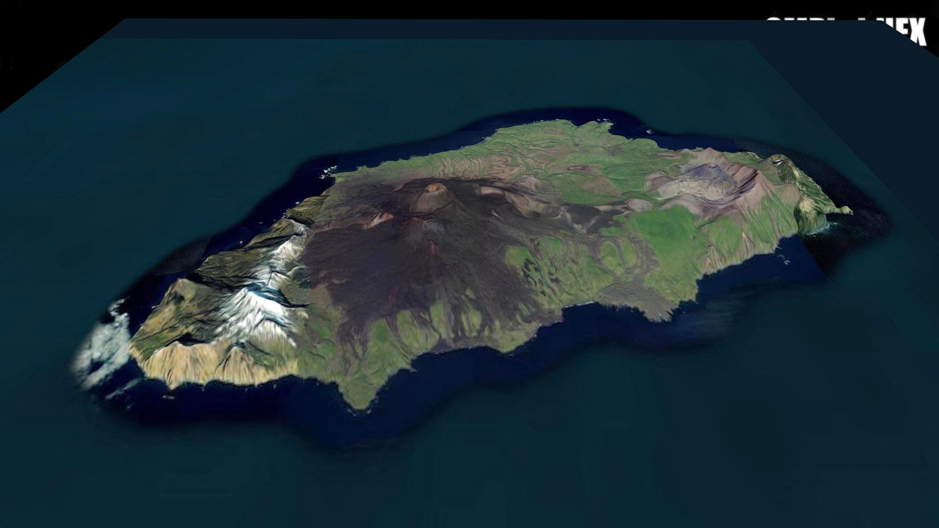 Isla Seguam, Islas Andreanof, Islas Aleutianas - Download Free 3D model ...