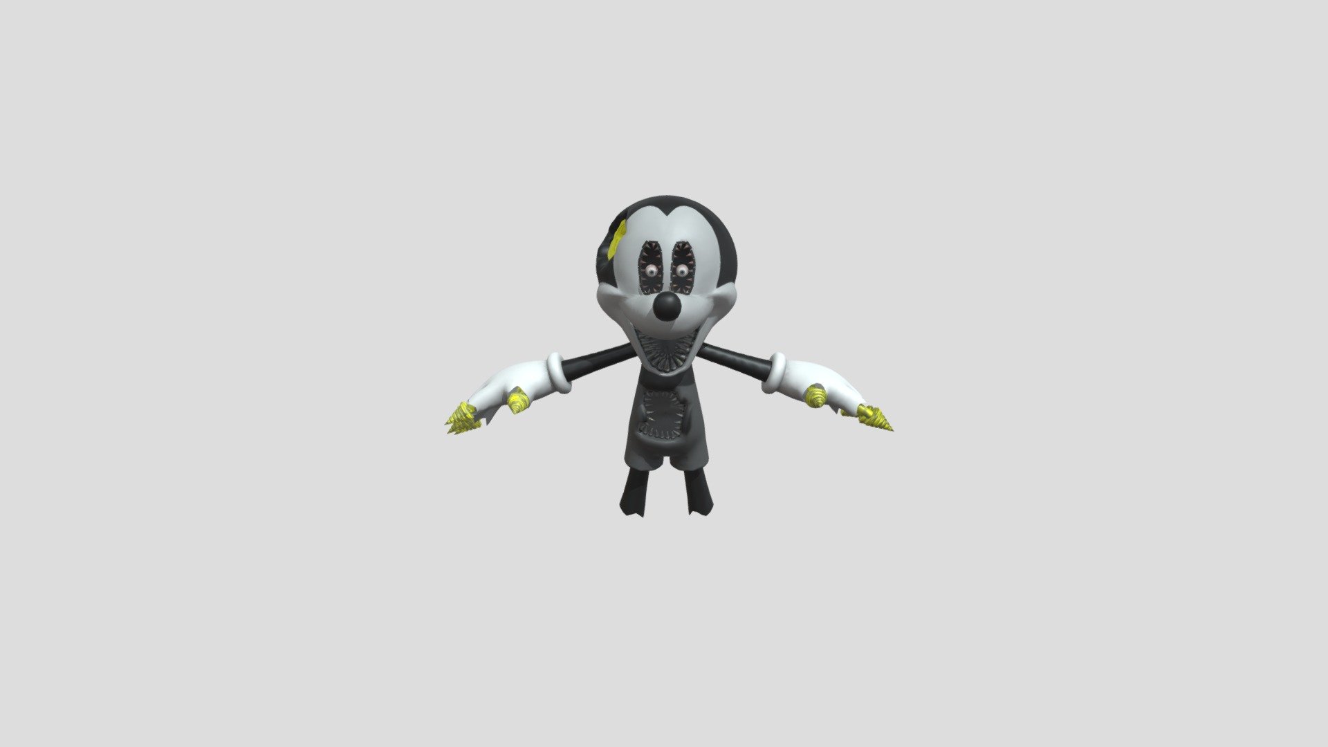 Nightmare Suicide Mouse - Download Free 3D model by NachiG [5d803f1 ...