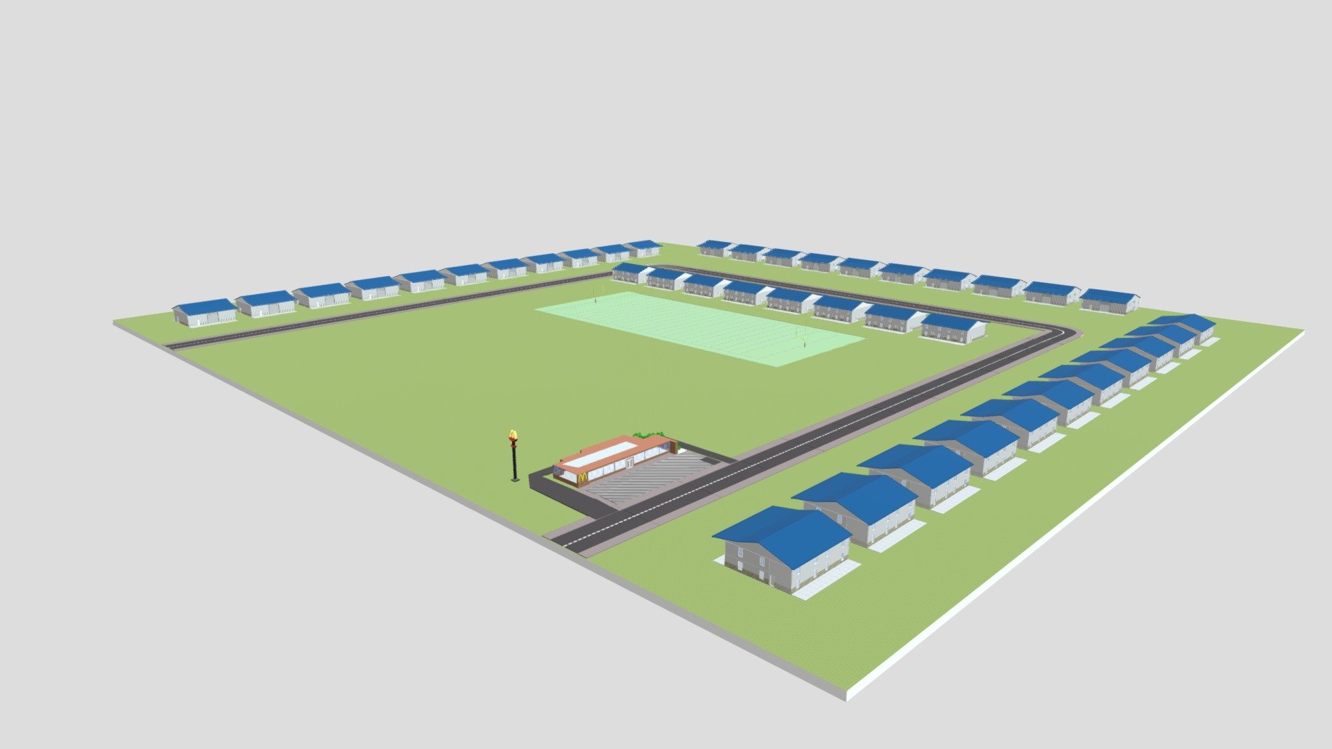 Dormitory Complex - Ashland, MO - 3D model by belmontguy [5d816af ...