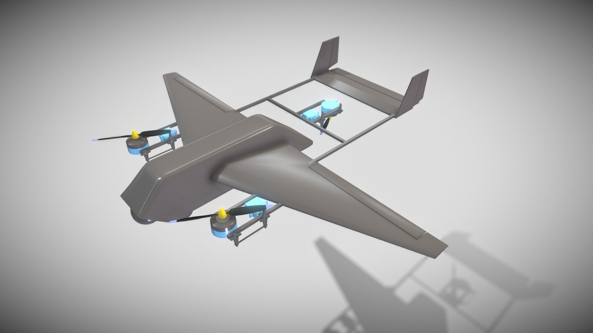 UAV(Design Project Gr 9) - Download Free 3D model by Bijay (@hembram1 ...