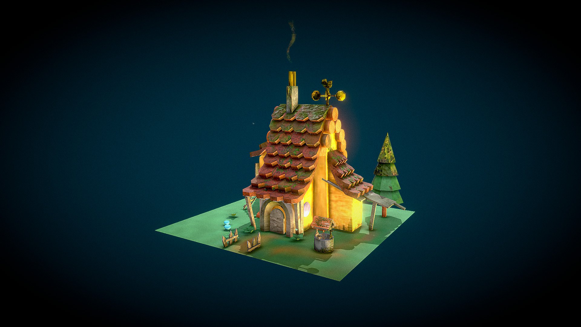 Cottage Core - Asset Jam - 3D model by Tom I. Henriksen (@wardbuyer ...