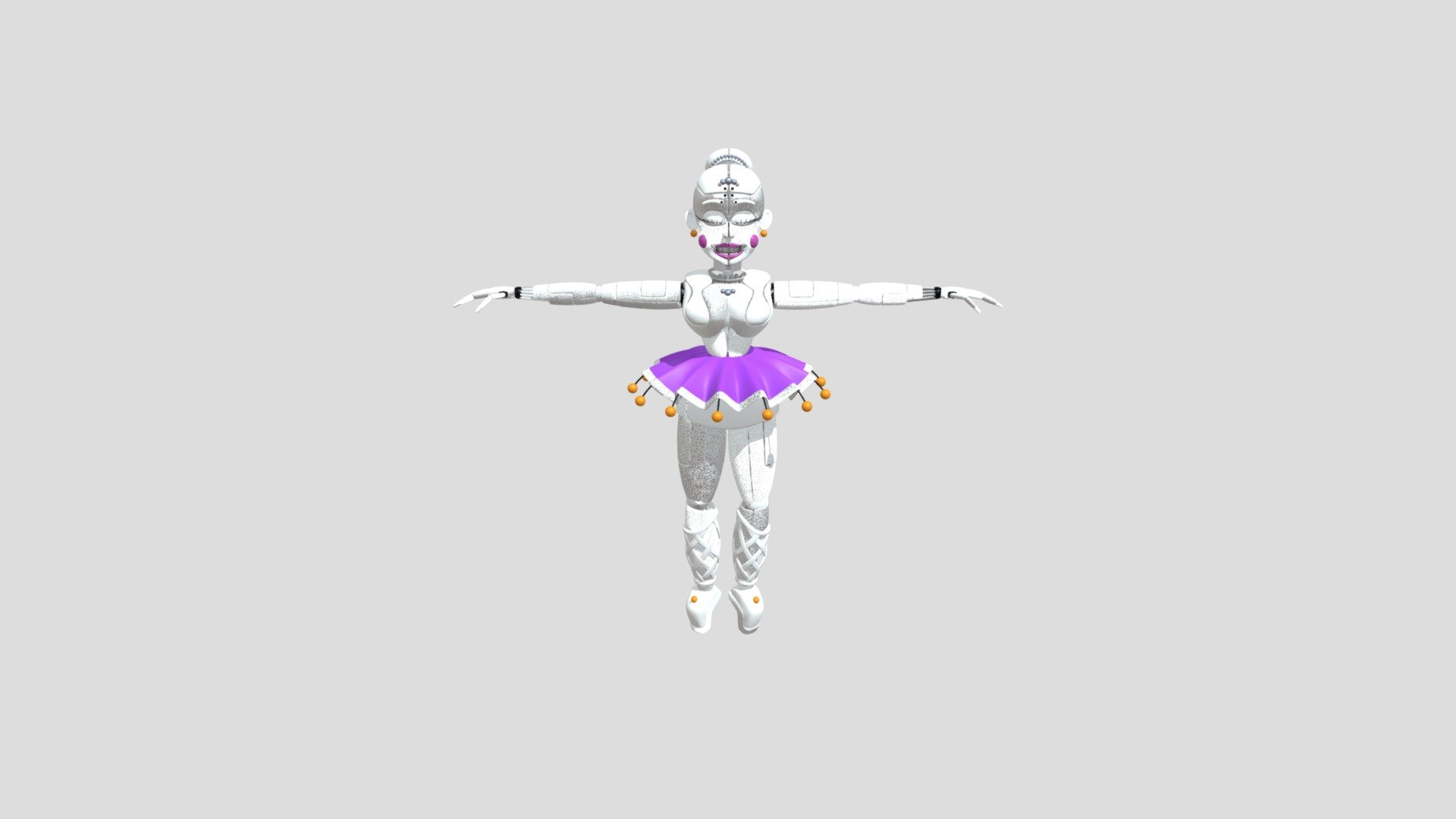 Ballora AR fix Thudner 2_8 by RazvanAndrei123(UP - 3D model by ...