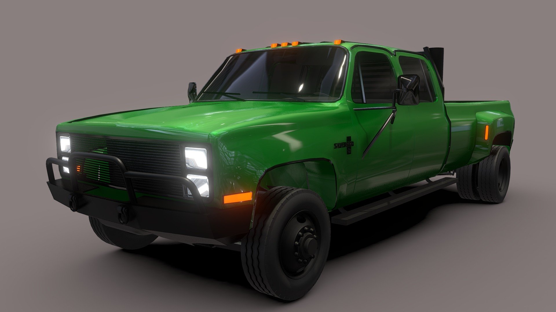 1984 Chevrolet K3500 Dually - 3D model by marblebarble [5d84b13 ...