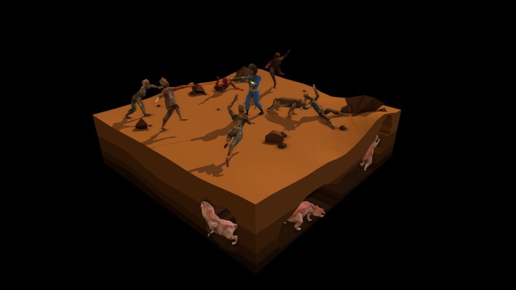 Isometric Fallout - 3D model by Ty Alexander (@ty-alexander) [5d85775 ...