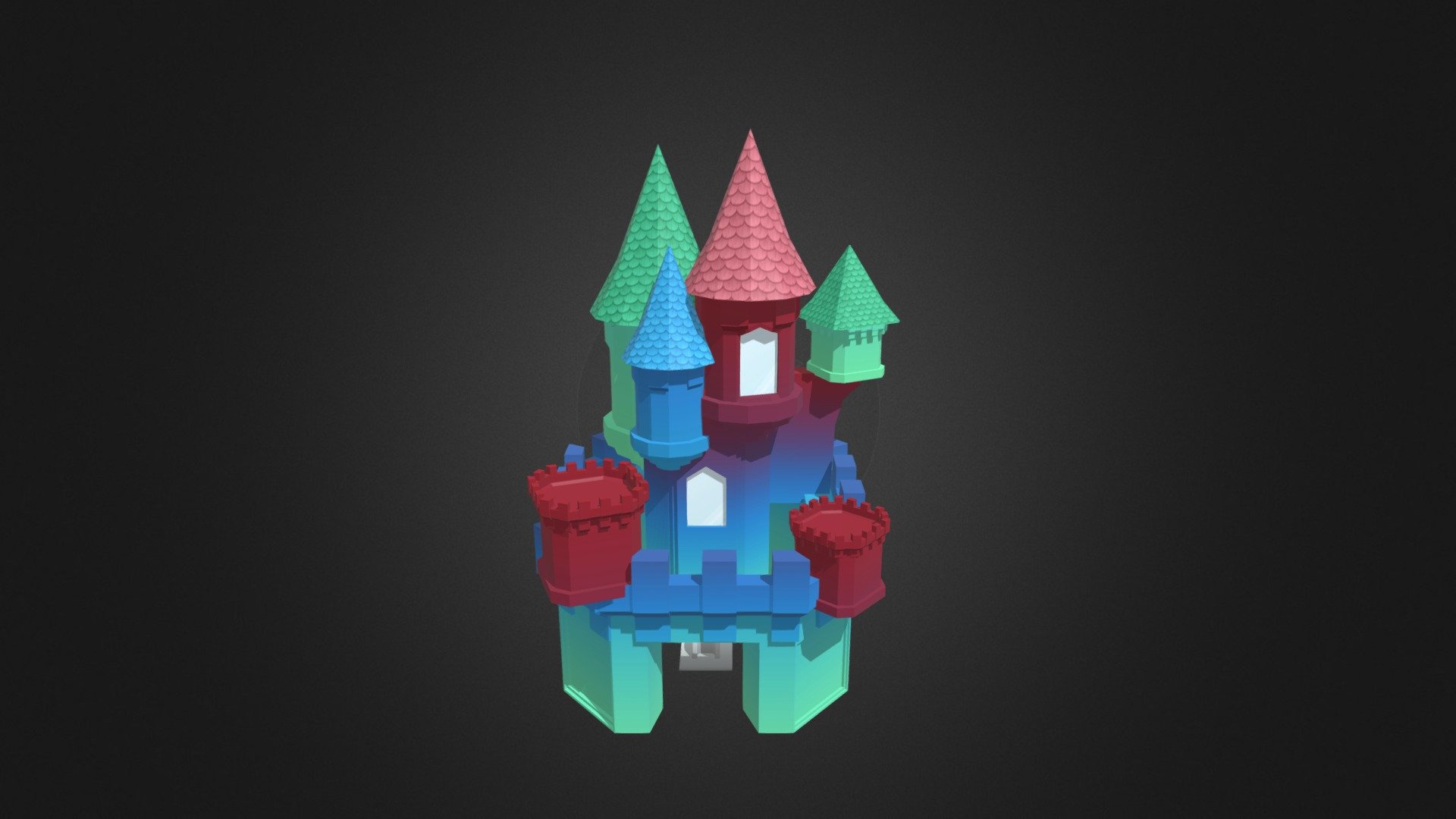 Castelo - 3D model by clariscordia (@bubruninha258) [5d863d4] - Sketchfab