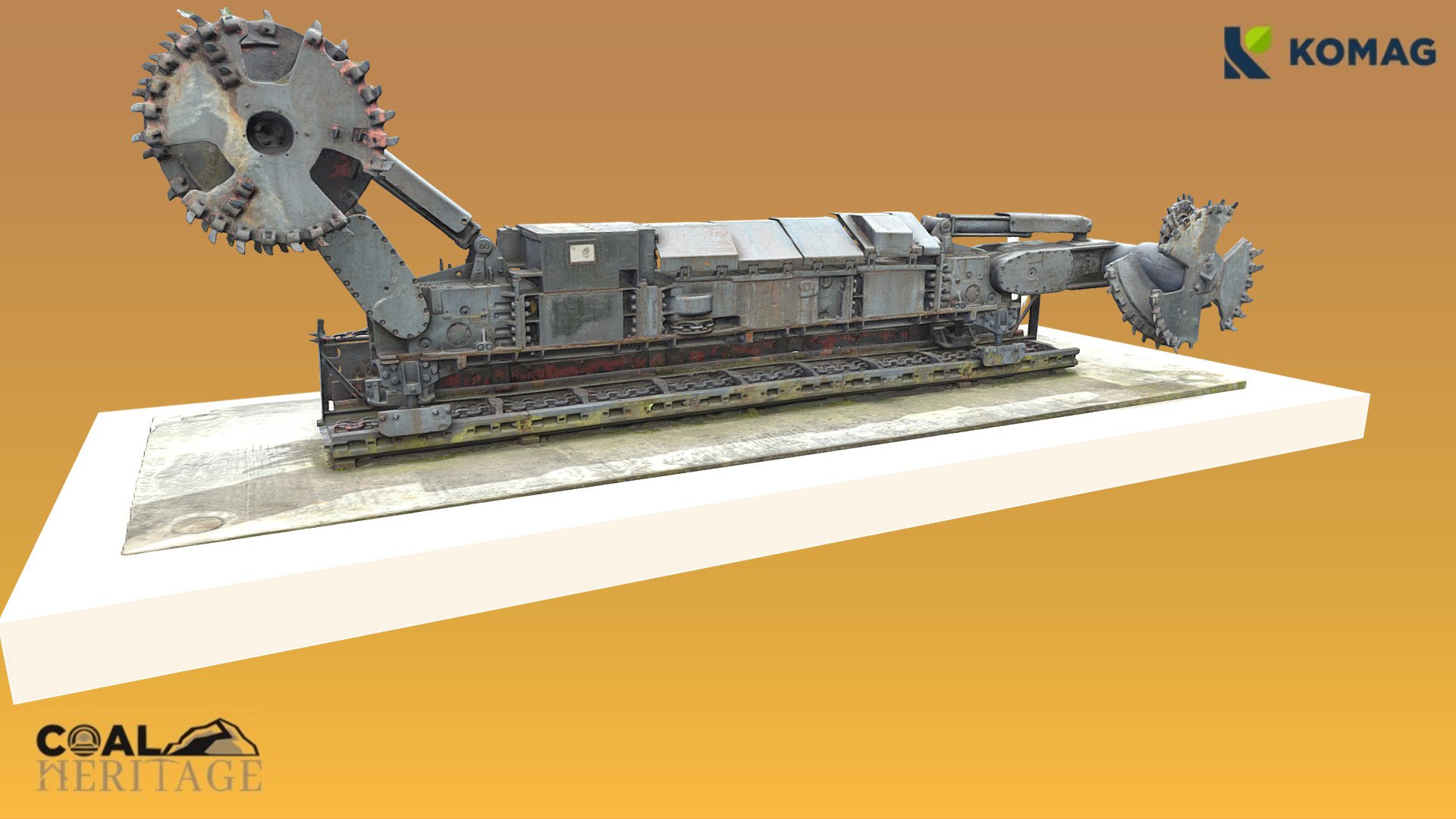 Longwall shearer KWB3RDS - 3D model by KOMAG 3D Models (@komag_dlm ...