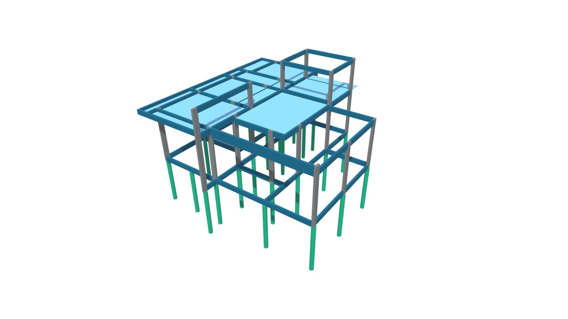 3D - Estrutura - JJ - 3D model by amandastrassi70 [5d87ab3] - Sketchfab