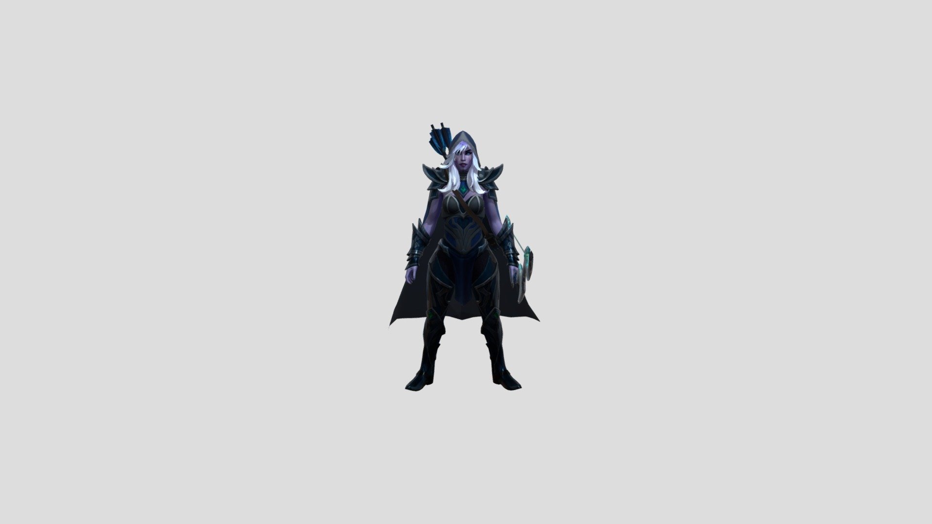 Drow Ranger - 3D model by dota2nft [5d8932a] - Sketchfab