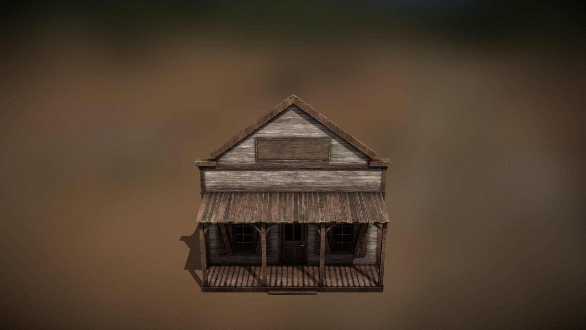 Western building - 3D model by Zalotron [5d8ac76] - Sketchfab