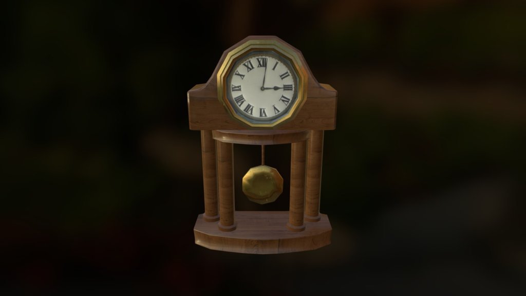 Clock - 3D model by Drex [5d8c130] - Sketchfab