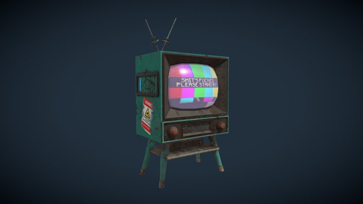 Vintage-tv 3D models - Sketchfab