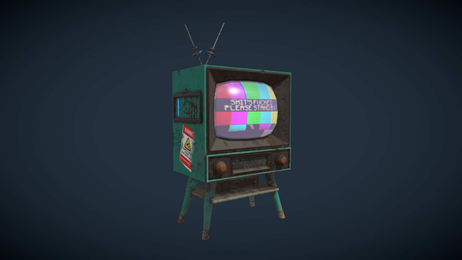 Televisor Vintage - 3D model by Rocio Aylen Barrera Ruiz (@rocio ...