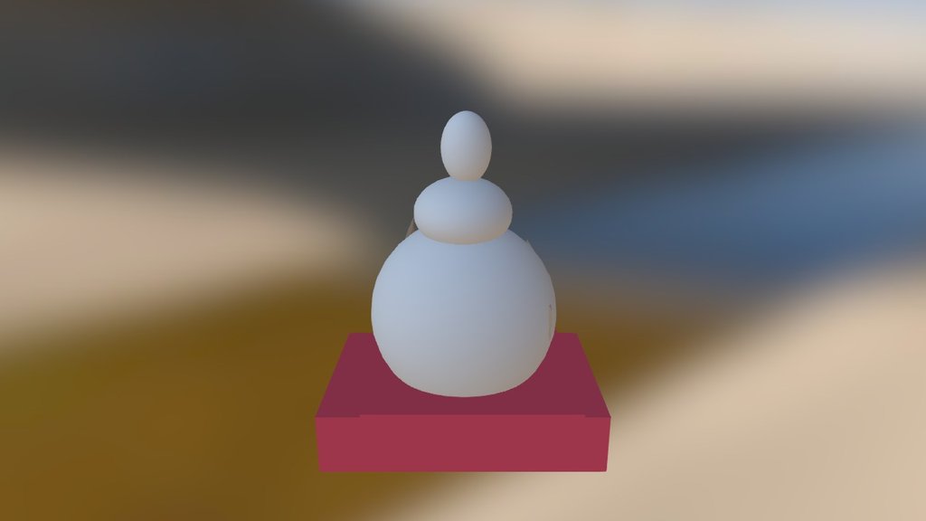 Snowman - 3D model by pixelacademy [5d8d347] - Sketchfab